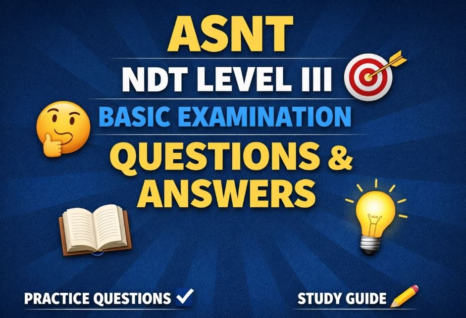 ASNT NDT Level III Basic Examination Questions Answers